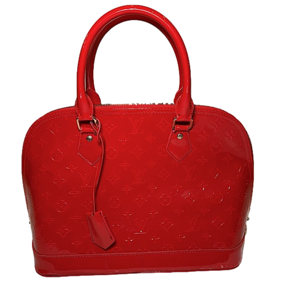 Bags | Designer Inspired Monogram Purse In Red | Poshmark